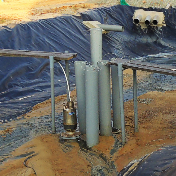 Sludge Water Removal Application in Vietnamese Shrimp Farm