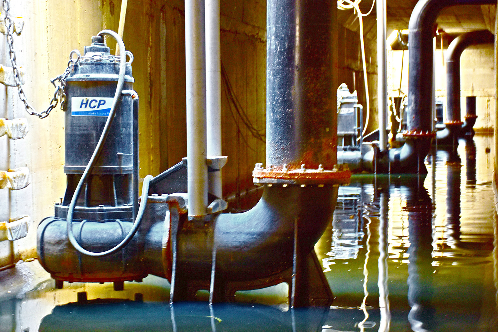 Flood Control Pumping Station in Kaohsiung, Taiwan